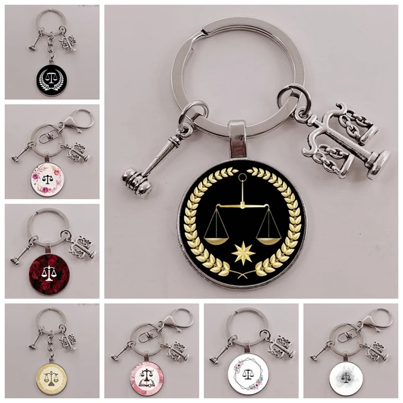 DIY lawyer keychain, justice scale keychain, judge justice hammer ...