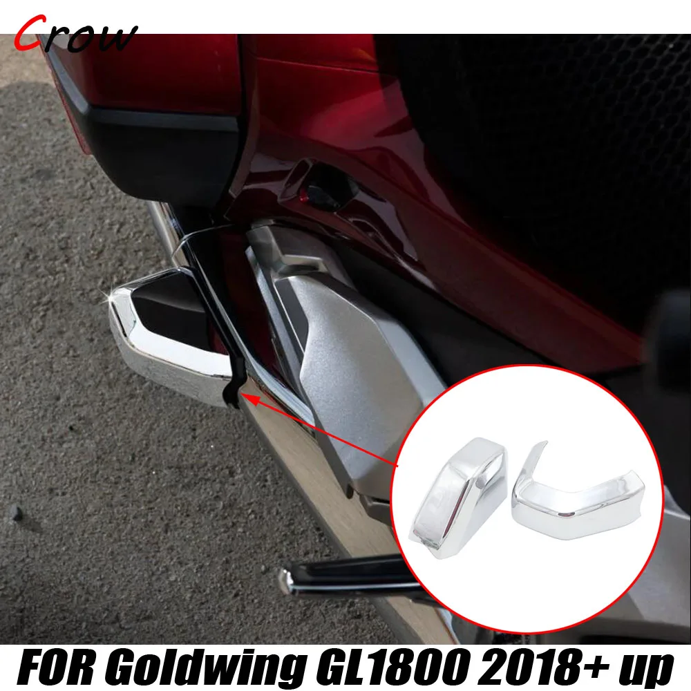 Chrome Motorcycle Saddlebag Guard Covers for HONDA Goldwing GL1800 GL ...
