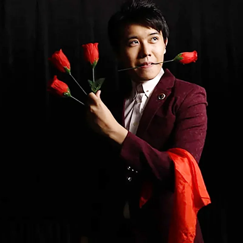 The-Rose-2-0-Red-Magic-Tricks-Torch-To-Four-Roses-Fire-Magia-Magician ...