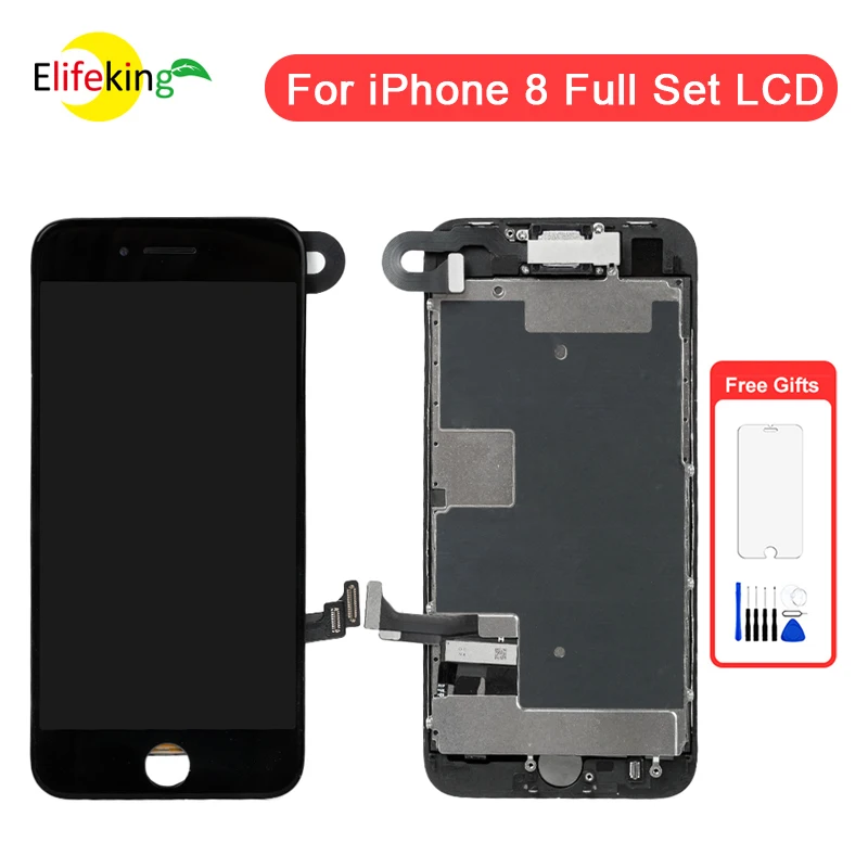 Grade A Complete LCD Display For iPhone 8 Touch Screen Digitizer ...