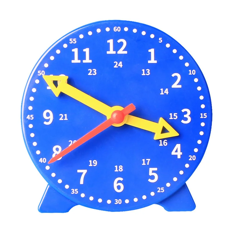 Kids-Clock-Educational-Toys-Hour-Minute-Second-Time-Learning-Cognition ...