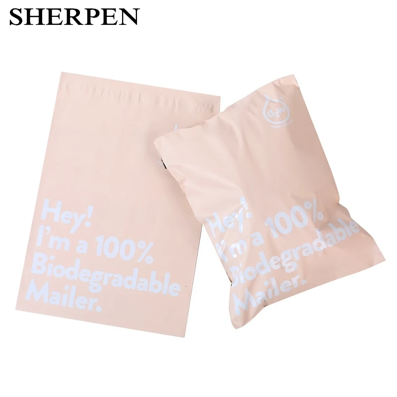 SHERPEN bolsas de correo biodegradables para embalaje, sobres de ropa ...