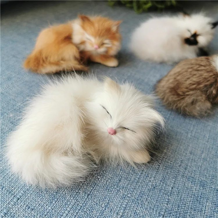 1pcs-8-5-5cm-Realistic-Cute-Cat-Toy-Artificial-Real-fur-Cat-for-Home ...