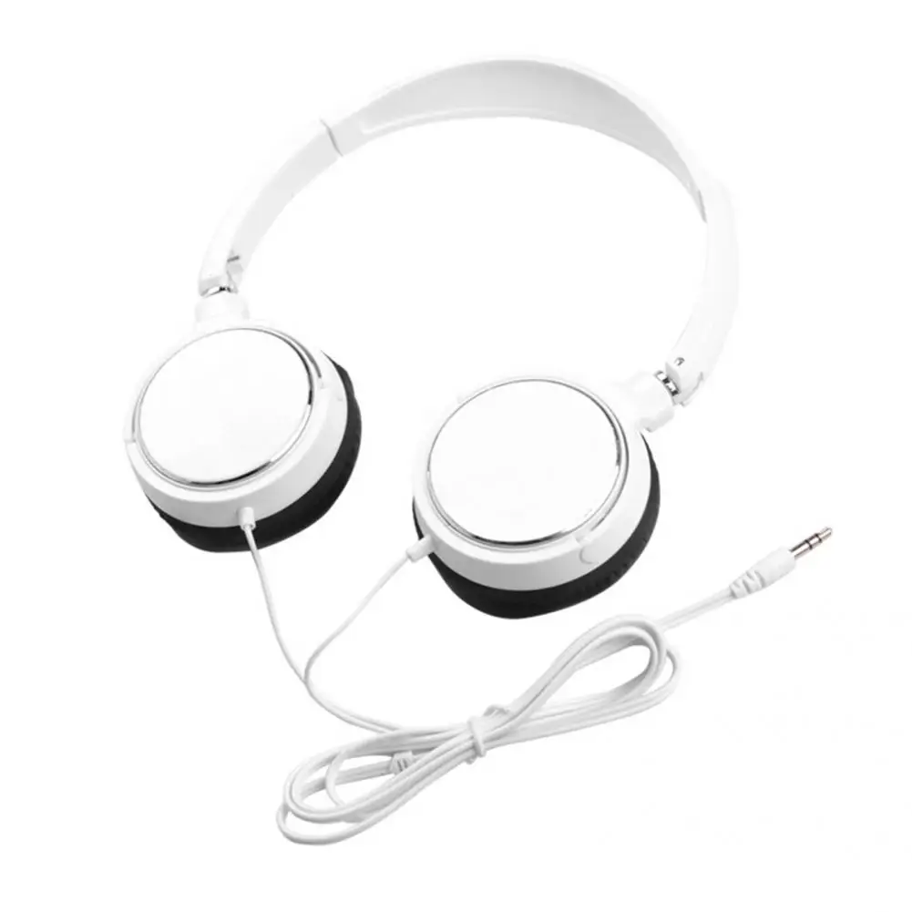 White Headphones Black Background