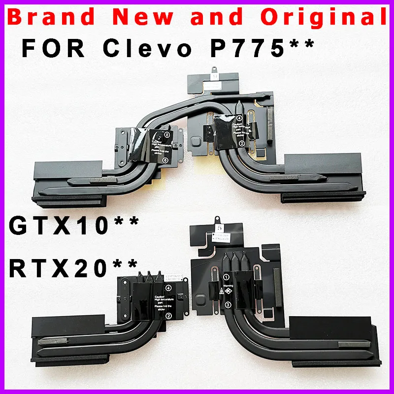 New Laptop CPU GPU Heatsink Cooler Radiator or Clevo P775 P775DM ...