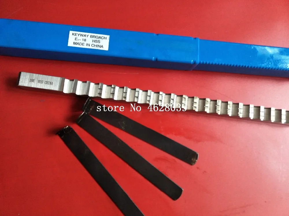 18mm E Push-Type Keyway Broach Metric Sized HSS Broach Cutting Tool ...