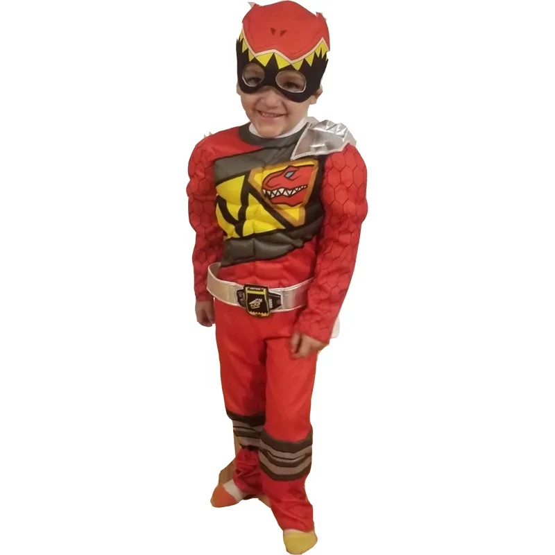Boys Superman Dino Charge Costume Cosplay Uniform - AllCosplay.com