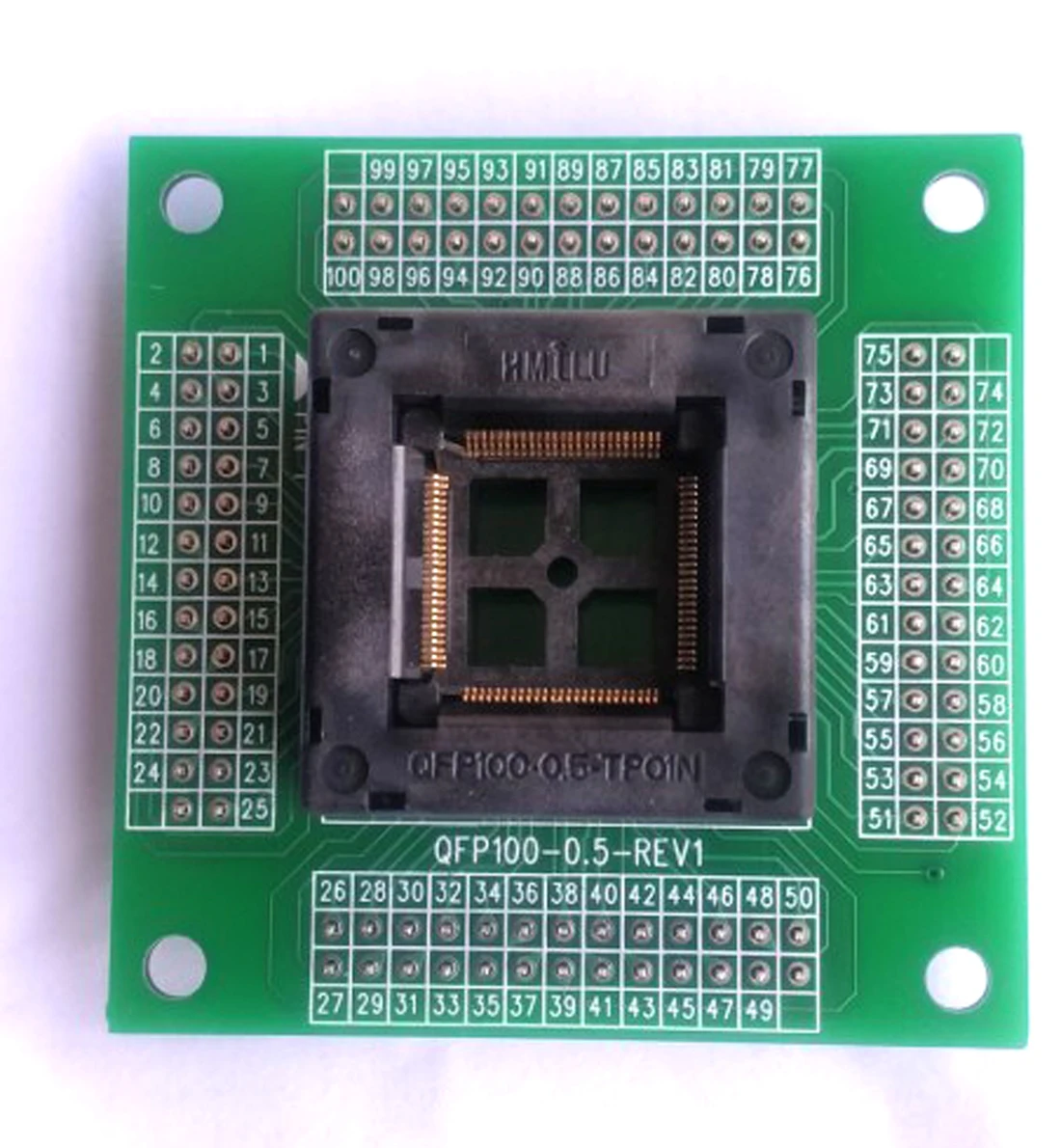 Tqfp100 Fqfp100 Qfp100 To Dip100 Programming Socket Otq-100-0.5-09 ...