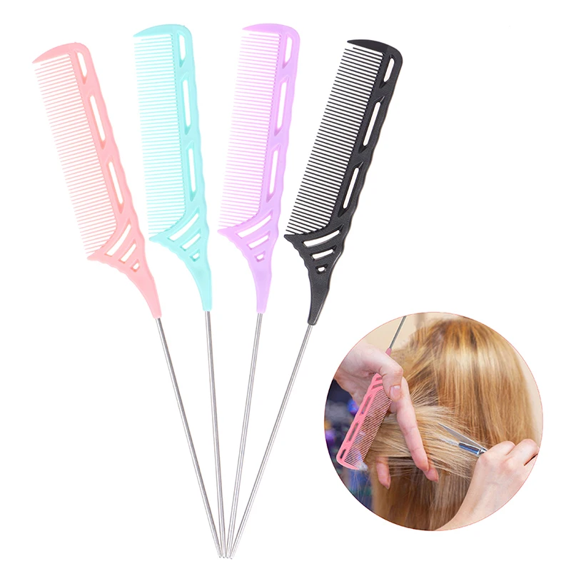 1pc Women Long Rat Tail Comb Bone Tip Sharp End Braid Divider Comb ...