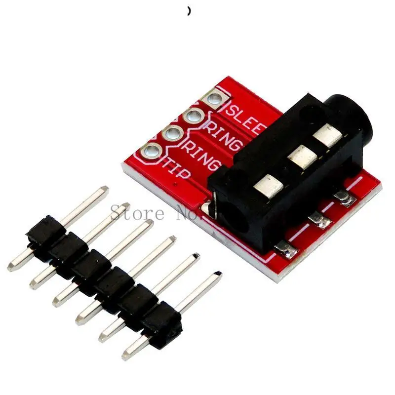 TRRS 3.5mm Audio Socket Jack Breakout Headphone Video Audio MP3 Jack ...