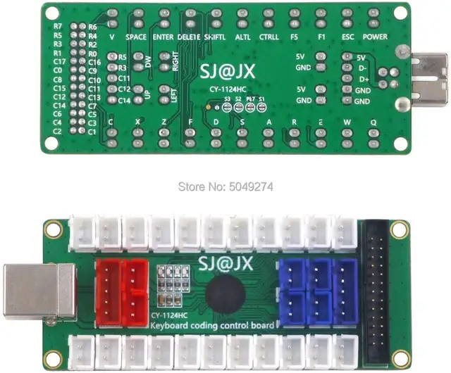Arcade Games PC Computer USB Keyboard Encoder with Expansion Board ...