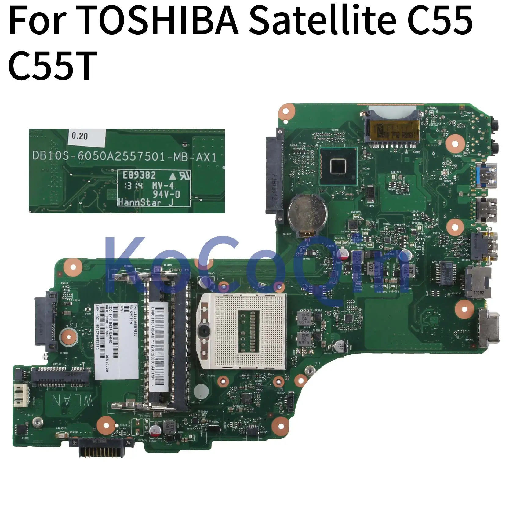 KoCoQin-Laptop-motherboard-For-TOSHIBA-Satellite-C50-A-C55-A-C55-C55T-A ...