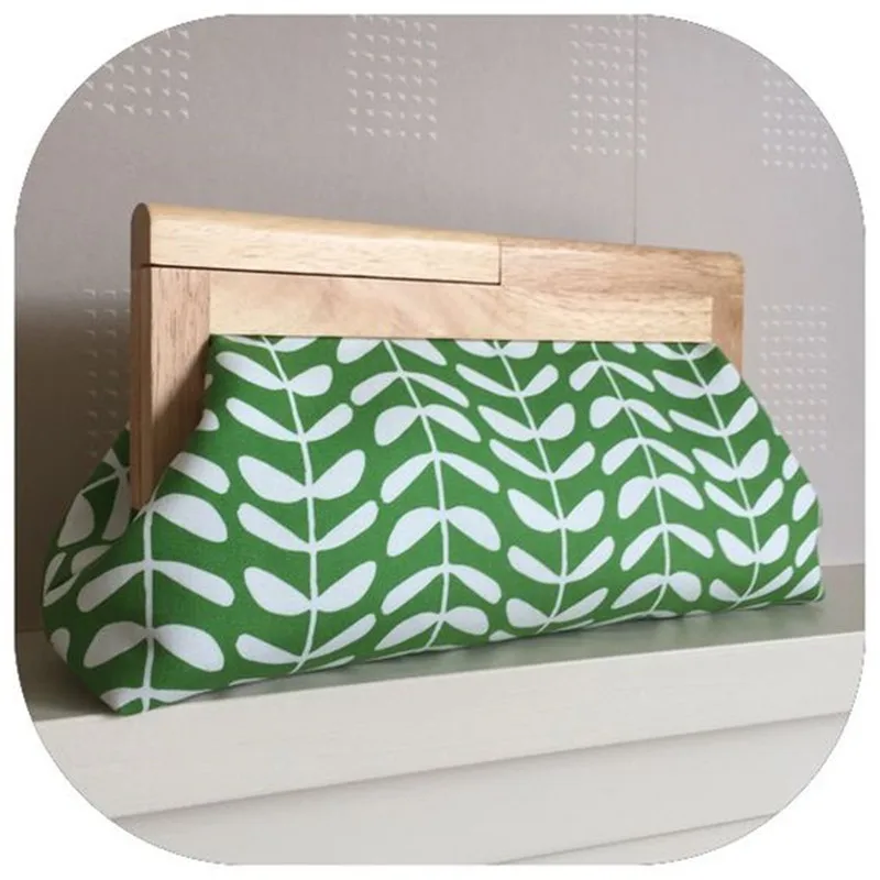 31-5-Cm-Big-Size-Solid-Wood-Material-Handmade-Wooden-Purse-Frame-With ...