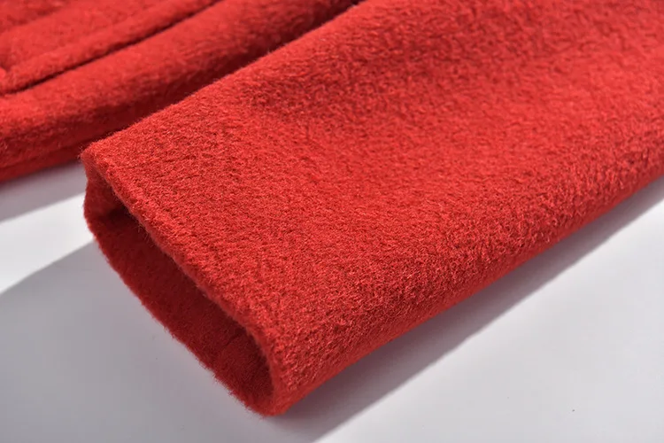 AIGYPTOS осеннее и зимнее Новое кашемировое пальто из ламы двубортное ...