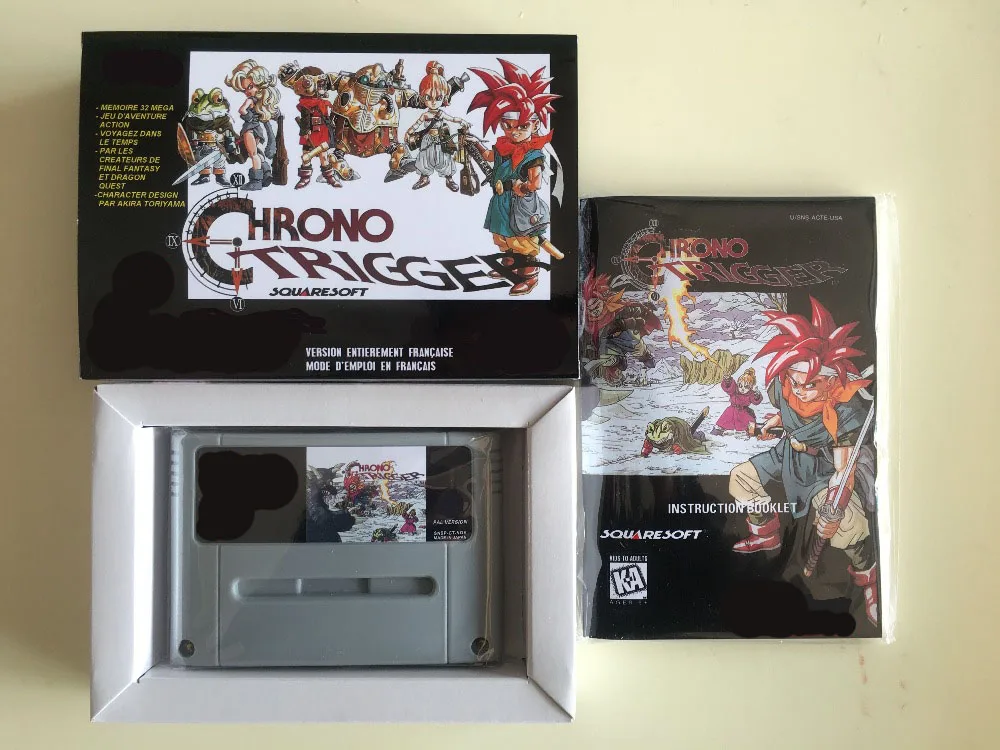 *PAL Version & Complete* CHRONO TRIGGER Game English For SNES