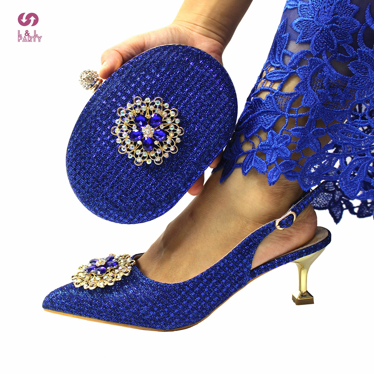 Designer Blue Wedding Shoes