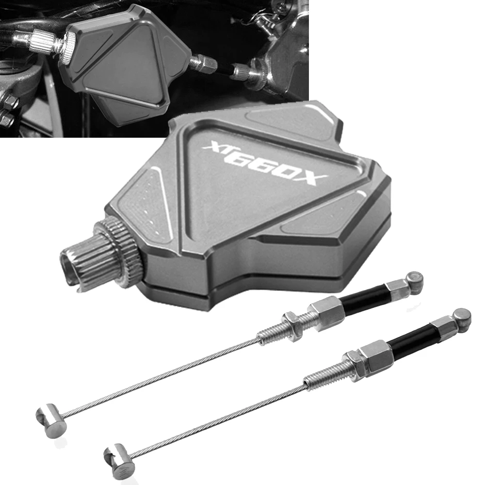 Motorcycle-Stunt-Clutch-Lever-Easy-Pull-Cable-System-For-YAMAHA-XT660-X ...