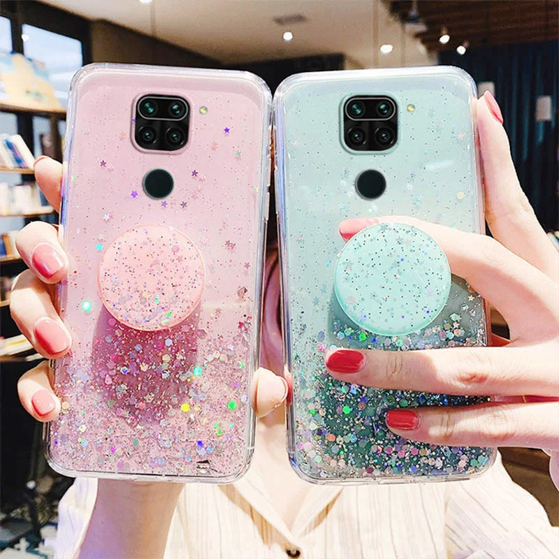 Redmi Note 9 Pro 5G - Coque scintillante ciel étoilé pour Xiaomi ...
