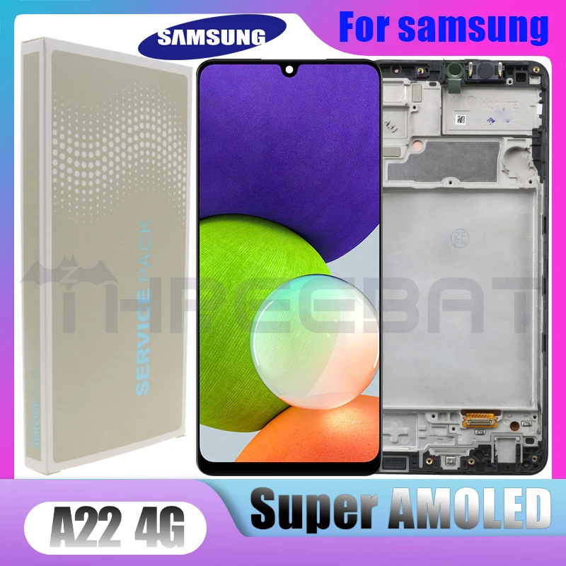 Original 6.4" LCD For Samsung Galaxy A22 4G A225F SM A225M A225 LCD ...
