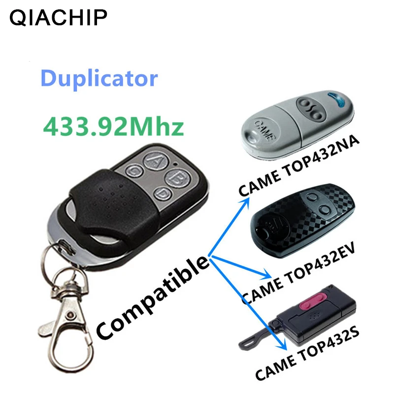 Qiachip Copy Came 433.92mhz Universal Remote Control Top432na ...