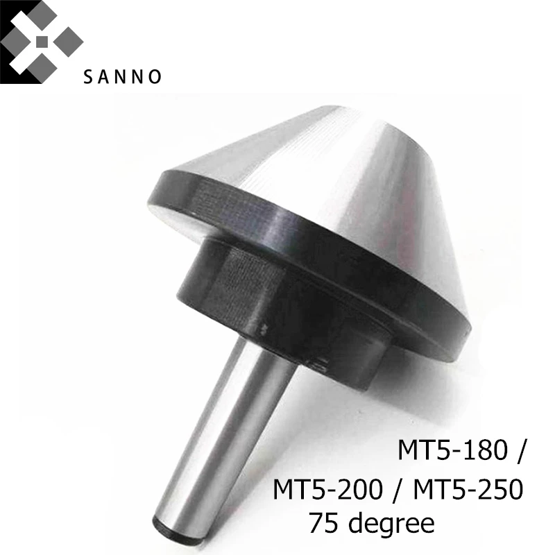 ร่ม revolving live center MT5 180/200/250 75 องศาเครื่องกลึง cnc bull ...