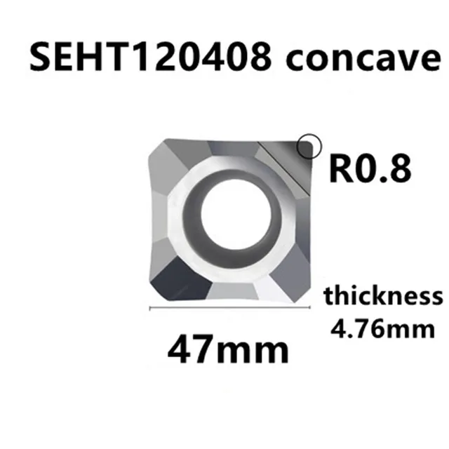 SEHT1204 SEMT120401 Diamond milling cutters Pcd cnc aluminum alloy face ...