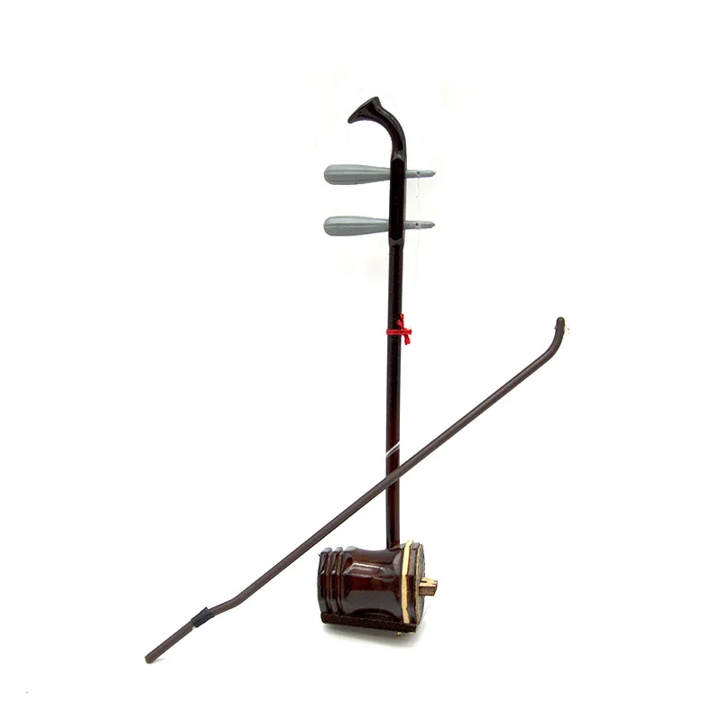 1Pcs Miniature Chinese Erhu Model with Support and Case Mini Musical ...
