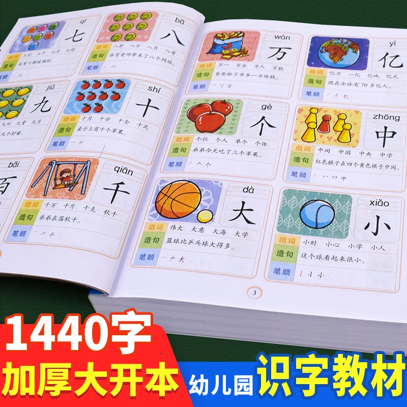 Look-At-The-Picture-Literacy-Book-Children-Learn-Chinese-Characters ...