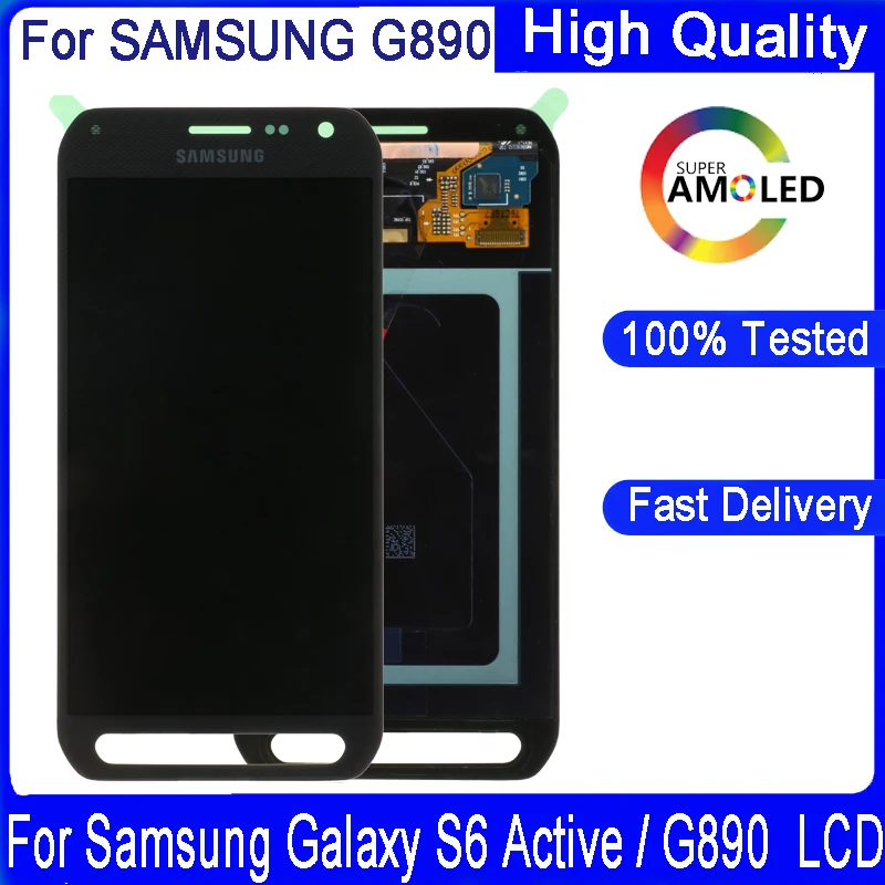 Original 5.1"For Samsung Galaxy S6 Active LCD G890 G890A LCD Display ...