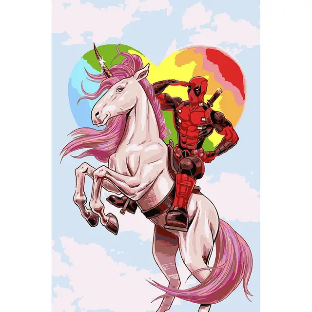 Deadpool Unicorn Wallpaper