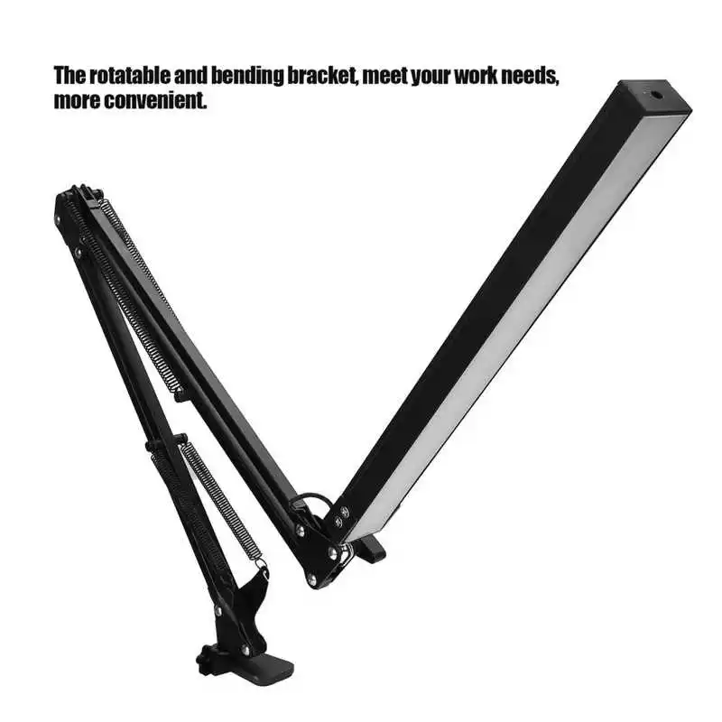 10W Long Arm Clip Light Eyeshield Folding LED Table Lamp for Tattoo ...