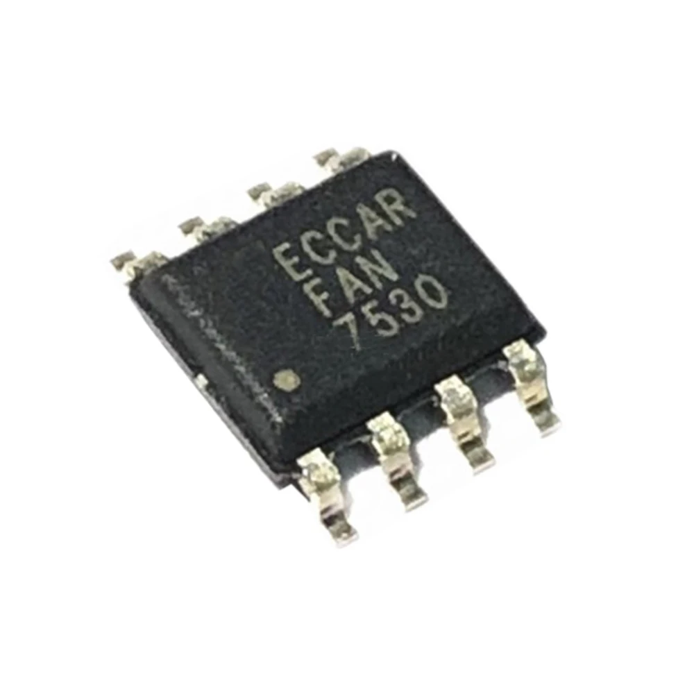10 pçs/lote fan7530 fan7530mx sop 8 modo de condução crítica pfc ...
