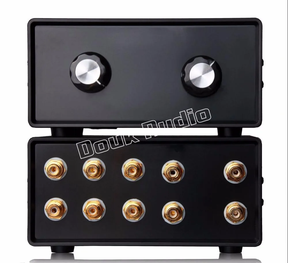 Douk Audio Mini Stereo 4 IN 1 OUT RCA Signal Input Audio Splitter ...