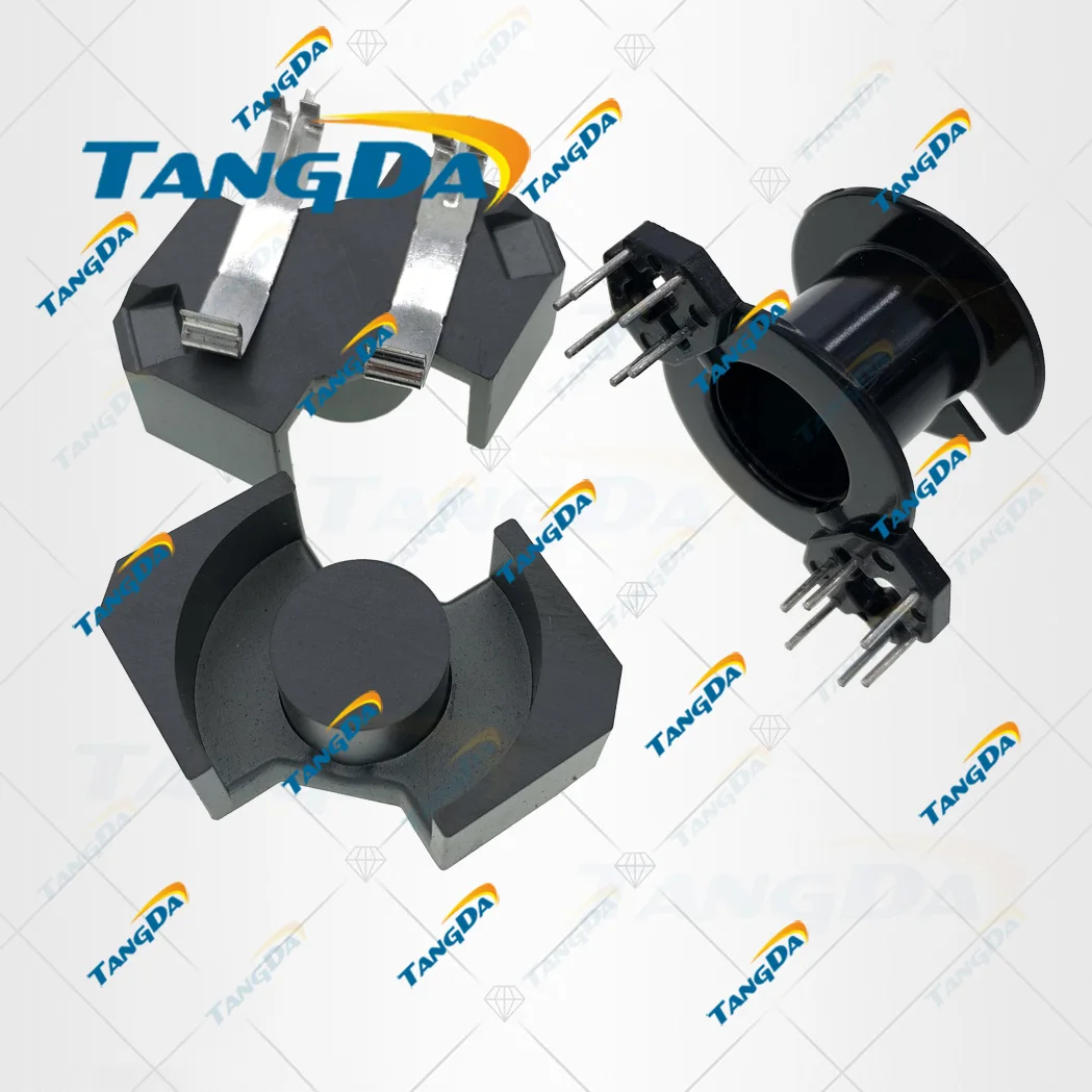 TANGDA RM12 core Bobbin 6+6pin 12p magnetic core+skeleton PC40 soft ferrite cores Transformers ...