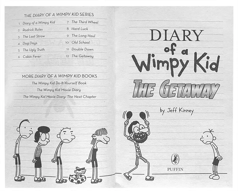Getaway Diary Of A Wimpy Kid #12, 44% OFF