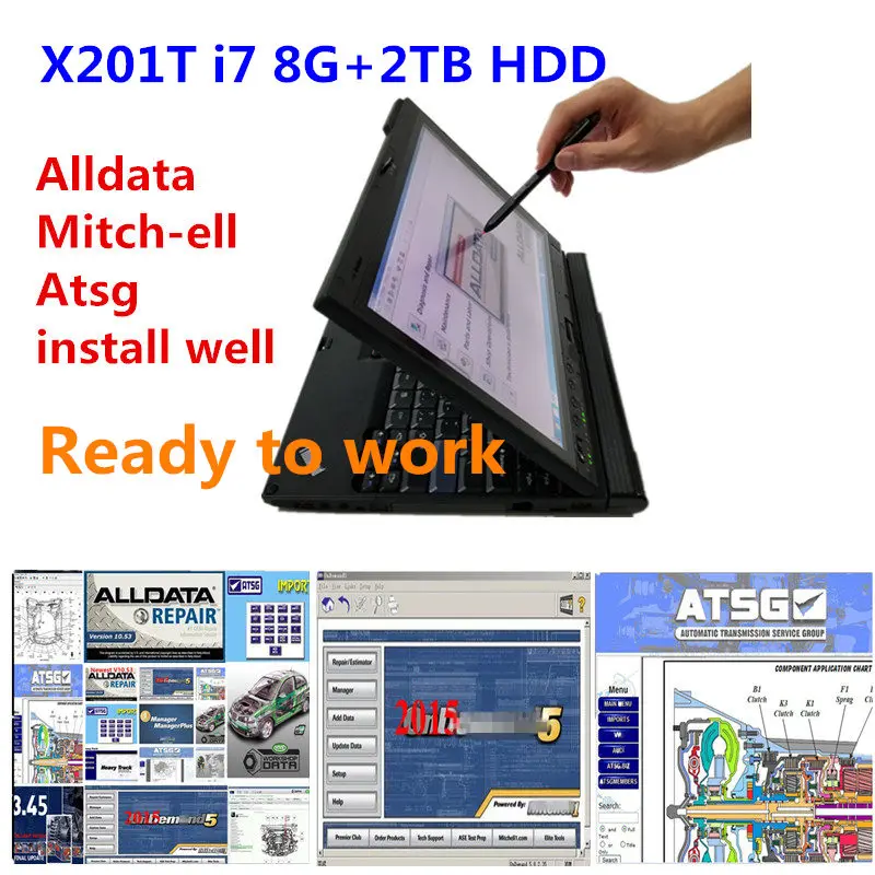 2021 Hot All Data Software Alldata 10.53 Mit..ch-ell Atsg In 2tb Hdd ...