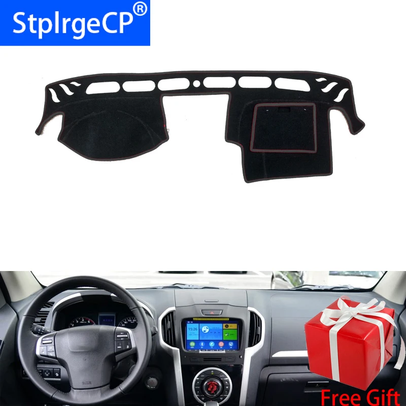 Isuzu mu x için D MAX 2015 2019 araba Styling Dash Mat Dashmat ...