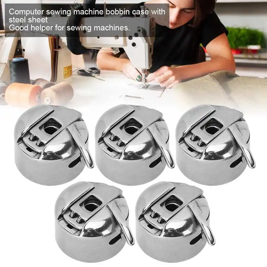 5pcs Mini Bobbin Case Sewing Machine Parts Lightweight Sewing Machine ...