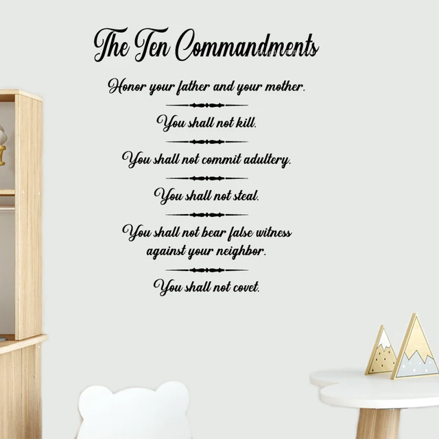 Ten Commandments Watch Wrist