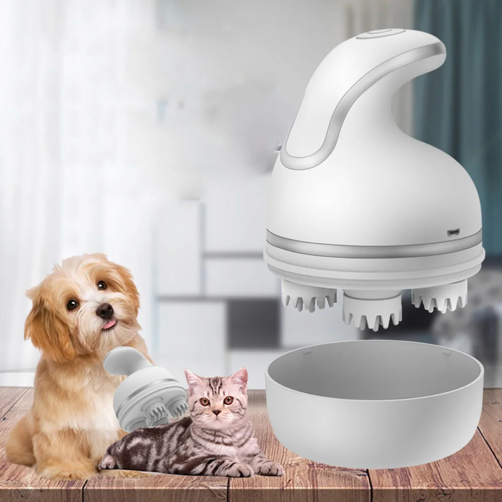 Electric-Cat-Head-Massager-Automatic-Pet-Dog-Scratching-Claw-USB ...