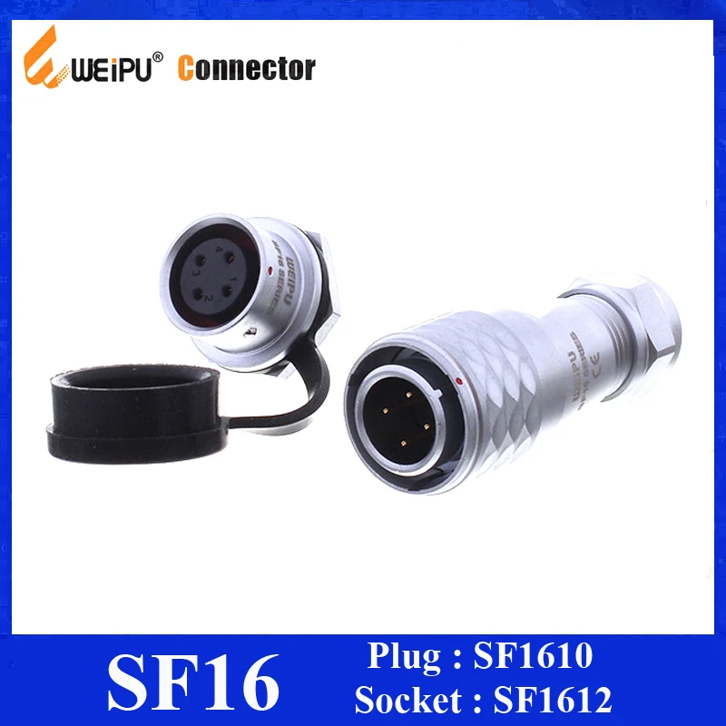 Original Weipu SF16 Connector 2 3 4 2B 3B 4B 5 7 9 10 Pin IP67 ...