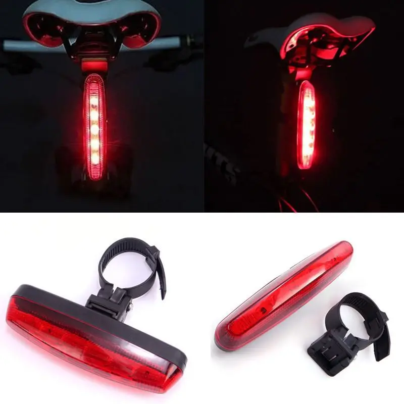 5 LED bicycle rear light 4 Flash 8 Mode Taillight bike Tail lights ...