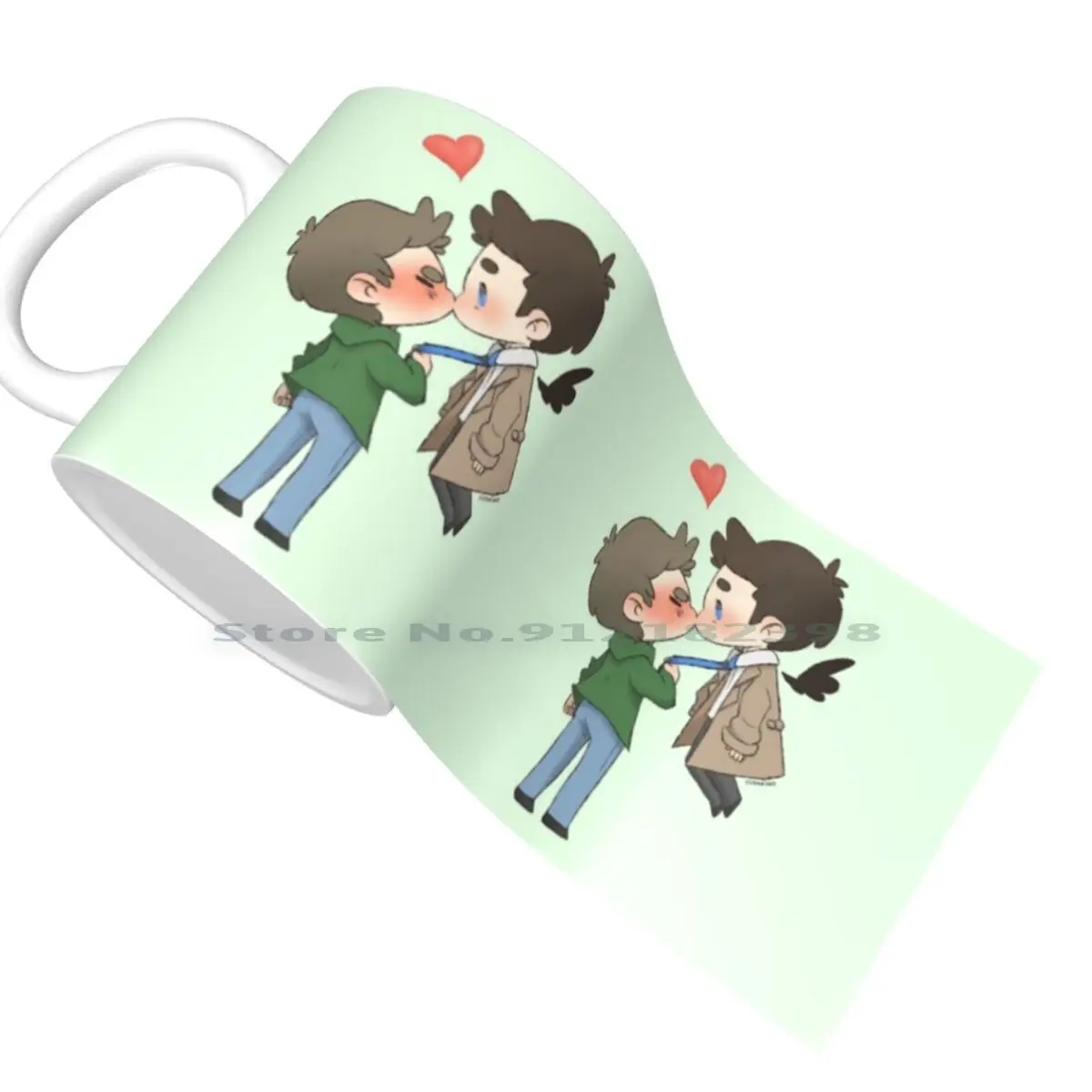 Destiel Fanart Chibi