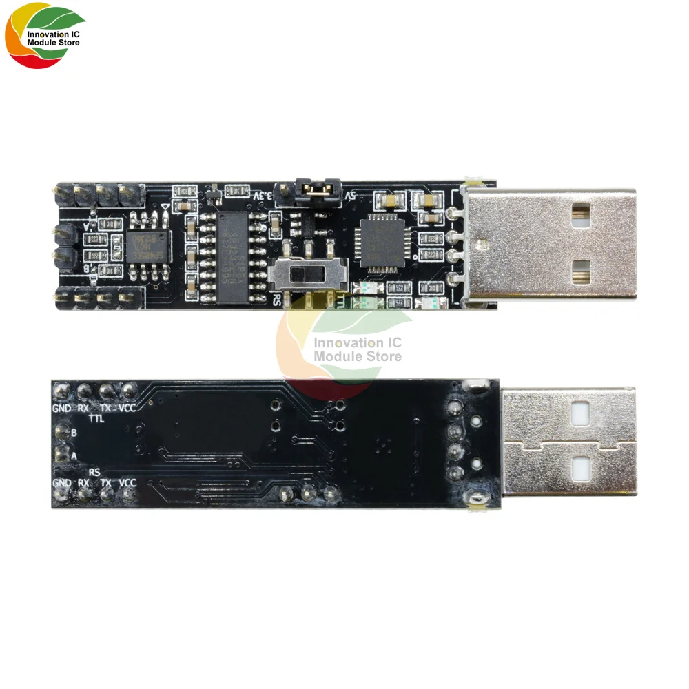 1PCS 3 in 1 USB to RS485 RS232 TTL Serial Port Module DIY Electronics CP2102 Chip Board Module ...