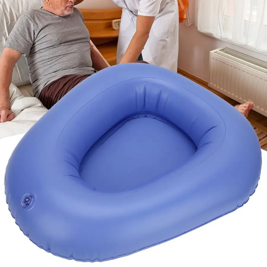 Washable Inflatable Bedpan Reusable Portable Elderly Bedridden Patient ...