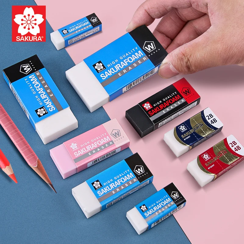 1pc-Japan-Sakura-FOAM-High-Quality-Eraser-Macaron-Colors-Ultra-Clean ...