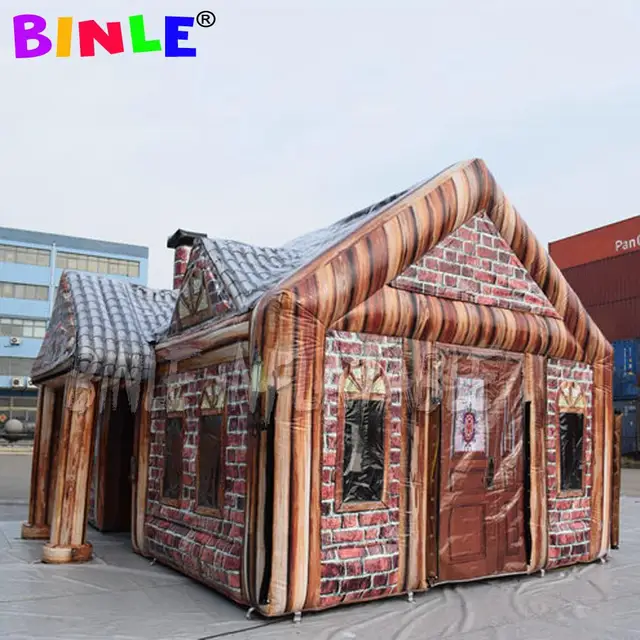 Special Aussie 8x6x5mH giant inflatable pub inflatable Tiki hut bar ...