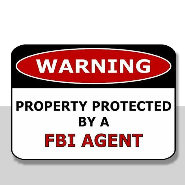 Fbi Warning Logo Red