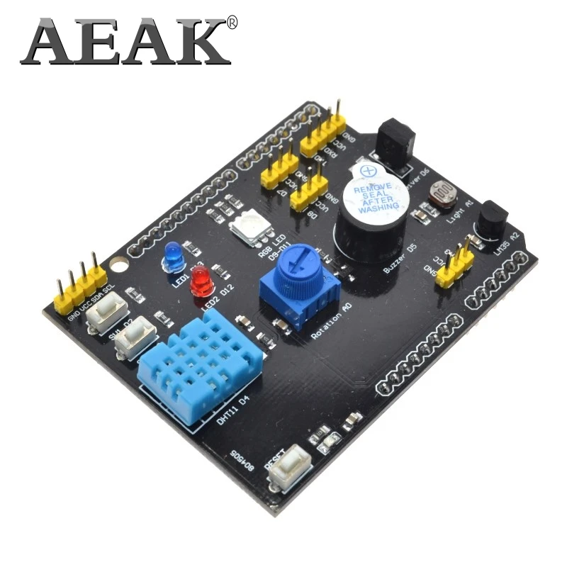 AEAK Multifunction Expansion Board DHT11 LM35 Temperature Humidity For ...