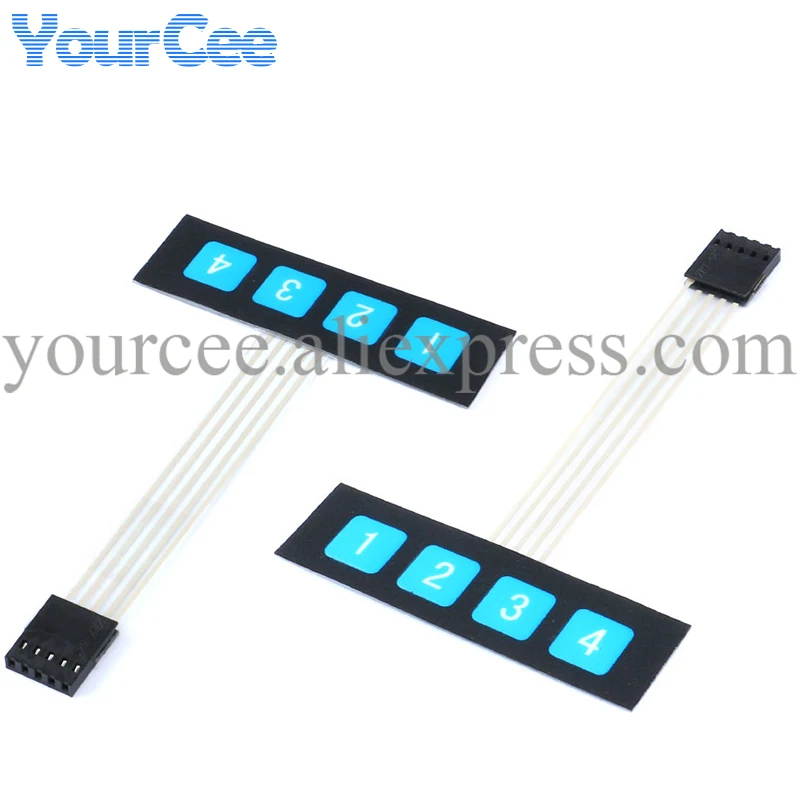 1x4-4-Key-Matrix-Membrane-Switch-Keypad-Keyboard-Control-Panel-SCM ...